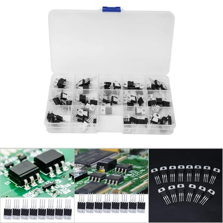 70Pcs 14 Values Three Terminal Positive Negative Voltage Regulator ...