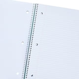 Pen+Gear College Ruled Poly 1-Subject Notebook with Inside Pockets, 9 ...