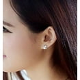 Dolphin Small Cubic Zirconia Stud Earrings for Women Ginger Lyne ...