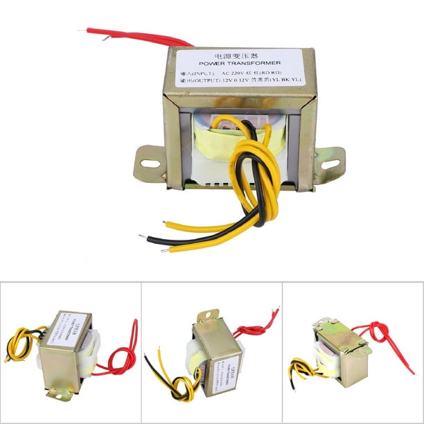 12V 30W Power Transformer, Dual AC 12V Output, High Conversion ...