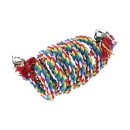Comfy Parrot Toys Colorful Bird Rope Perches Cage Accessories Cotton ...