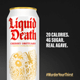 Liquid Death, Cherry Obituary, Cherry-Flavored Sparkling Water, 8-Pack ...