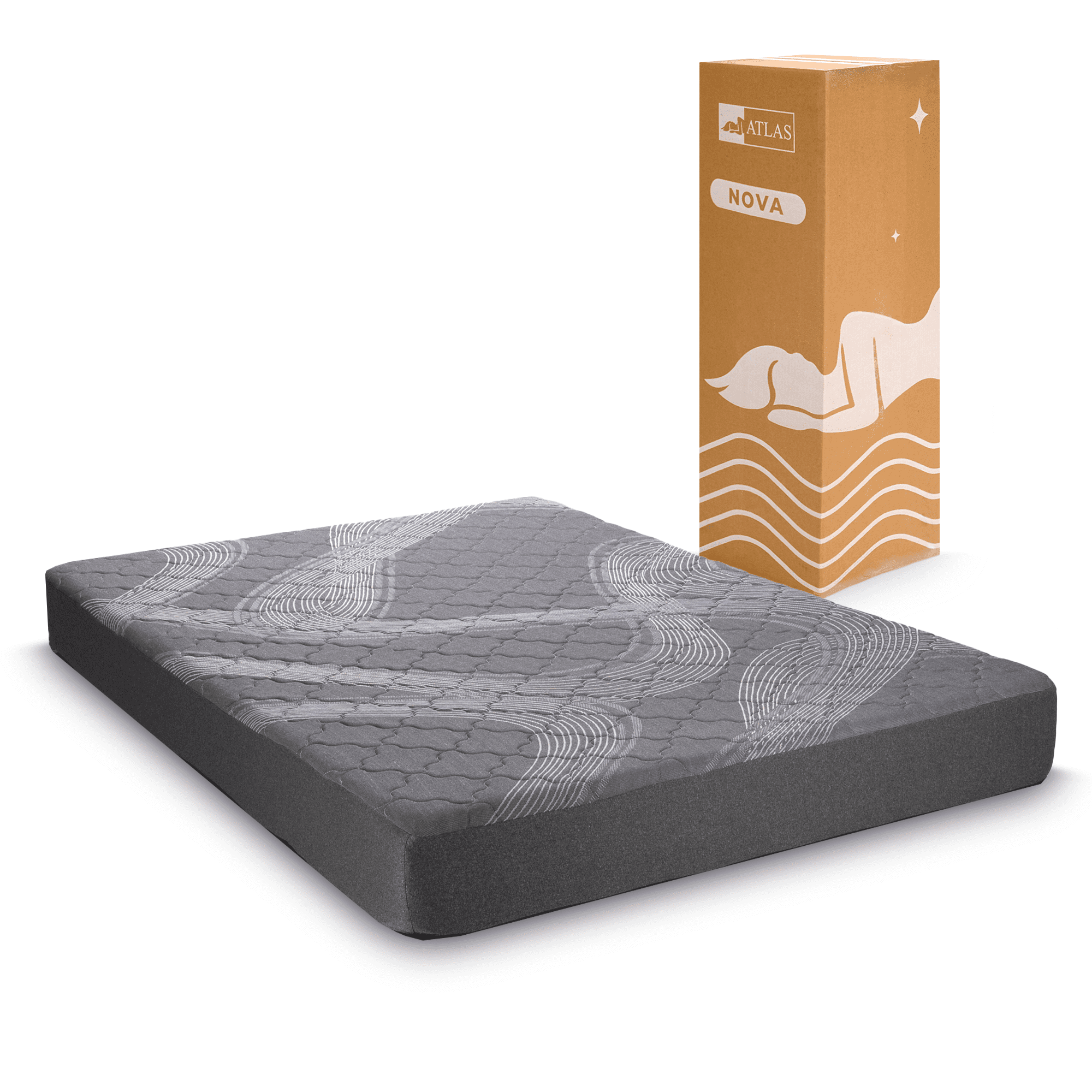 Colchón Matrimonial Atlas Nova Atlas del Descanso 18 cm de Altura | Bodega Aurrera en línea