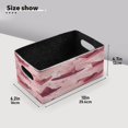 2 Pcs Foldable Felt Storage Bins Decorative Fabric Organizer Baskets ...
