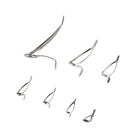 Steel Ceramic Guides Ring, 7 Sizes Portable Fishing Rod Tip Repair Kit ...