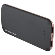 Solar rechargable Portable 20000mAh 4 USB External Power Bank Black ...