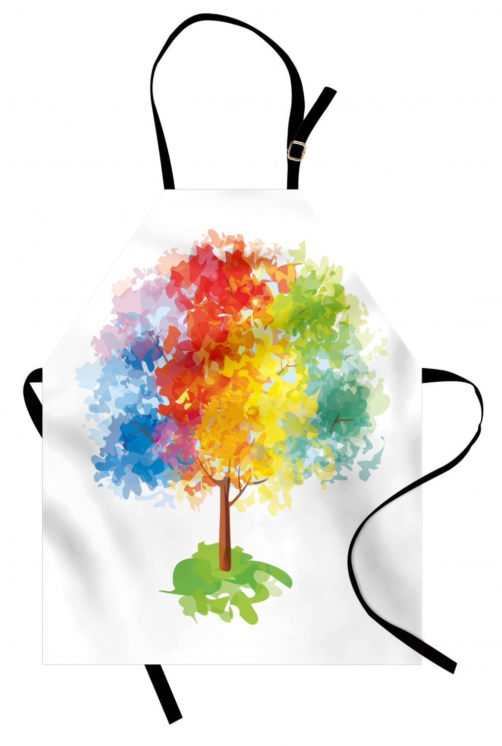 Rainbow Apron Multicolored Abstract Tree Seasons of the Year ...