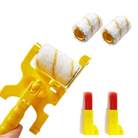 Multifunctional Roller Paint Brush Clean-Cut Paint Edger Wall Painting ...
