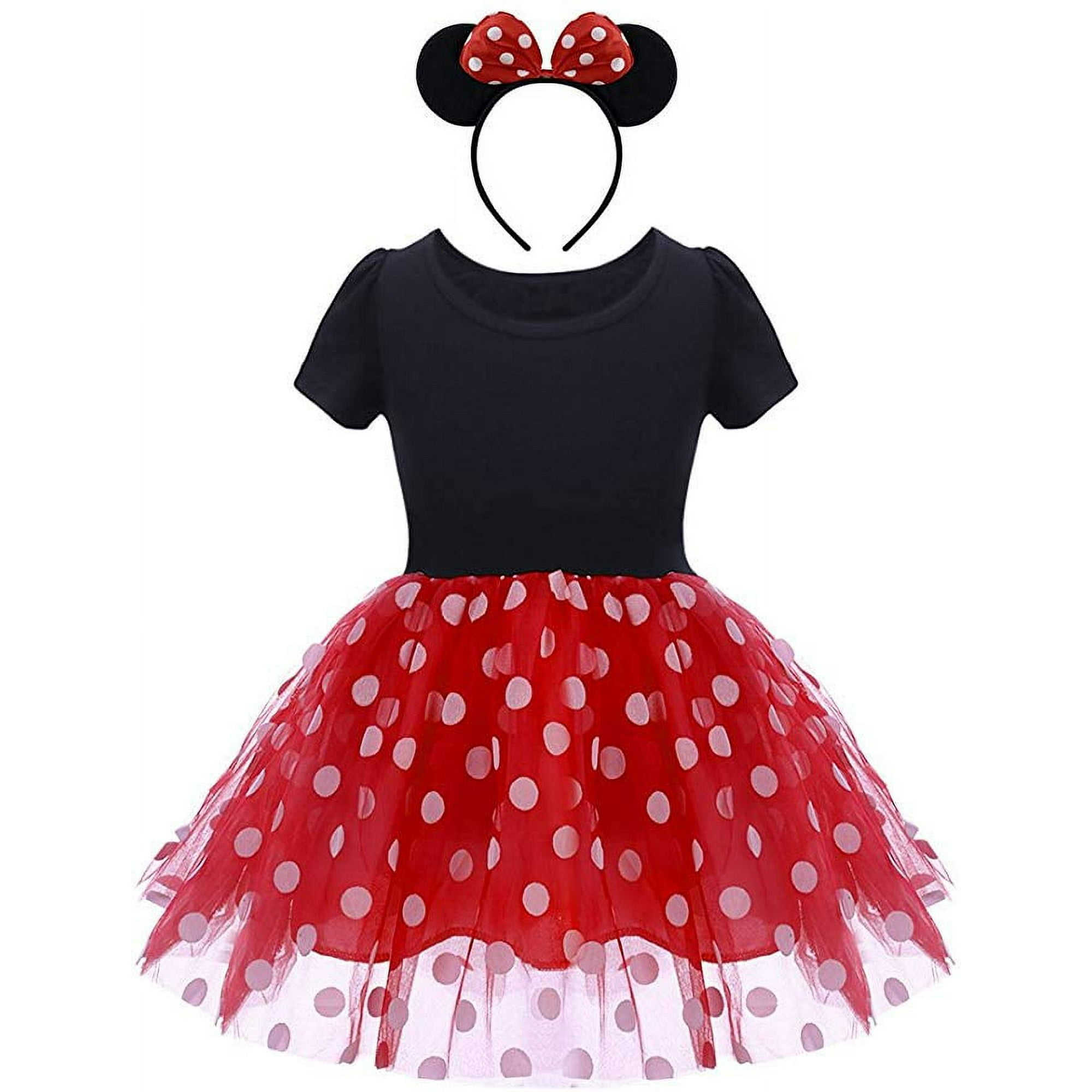 Click here for Kawell Minnie Costume Baby Girl Dress Mouse Ear He... prices