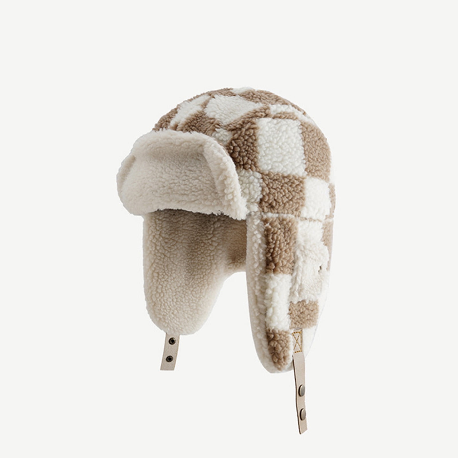 Click here for Unbranded Womens Hat Plush Knit Hat Windproof Ear... prices