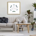 Stupell Industries Simple Dragonfly Symmetry Gold Framed Floater Canvas ...