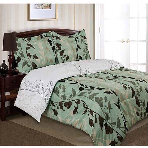 Divatex Home Fashions Printed Grace Bedding Comforter Mini Set ...