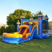 JumpOrange Cali Palms Commercial Inflatable Bounce House with Water ...
