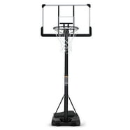 OmniJam II Steel-Acrylic-HDPE Portable Basketball System, Black - Walmart.com