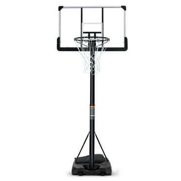 Spalding 60-Inch Portable Basketball Hoop with Acrylic Backboard, Screw ...
