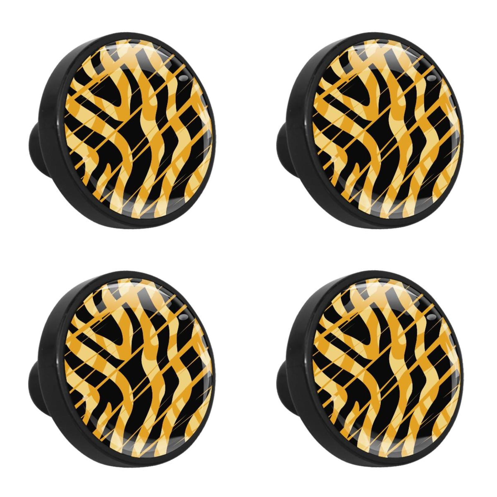 4 Pcs Tiger Skin Texture Knobs for Kitchen Cabinet Cupboard Dresser ...