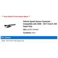 Vehicle Speed Sensor Connector - Compatible with 2008 - 2017 Ford E-450 ...