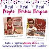 Big Dot of Happiness Happy Heartiversary - Easy-to-Assemble CHD ...