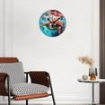 14 Inch Wall Clock Battery Operated Silent Clock Decorative for Office ...