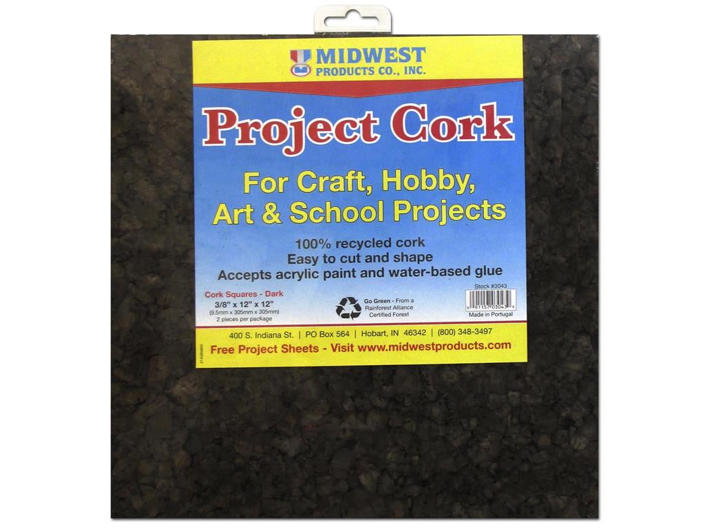 Midwest Cork Square 12x12x3/8 2pc - Walmart.com