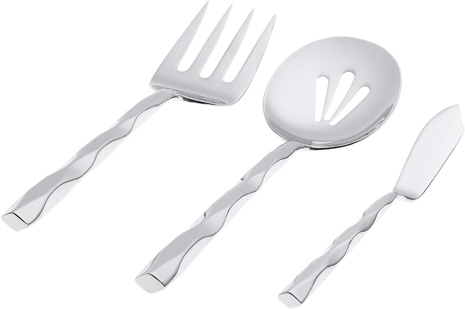 Yamazaki 3-Piece Cable Serving Set 18/8 Stainless Steel - Walmart.com