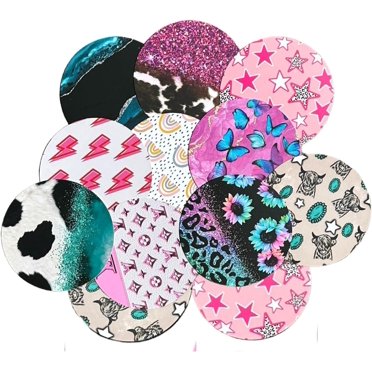 Punchy Freshie Cardstock Cutouts Rounds 3 inch 12 pk Mixed Scented ...