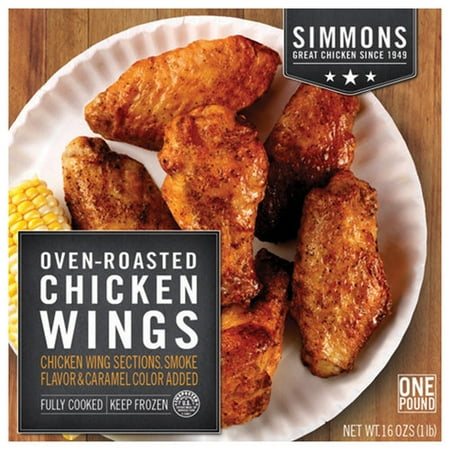 Simmons Oven-Roasted Chicken Wings, 16 oz - Walmart.com