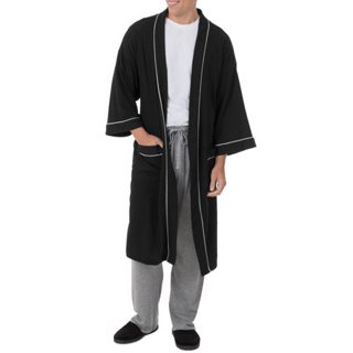 Ande Men's Belted Waffle Robe with Pockets - Walmart.com