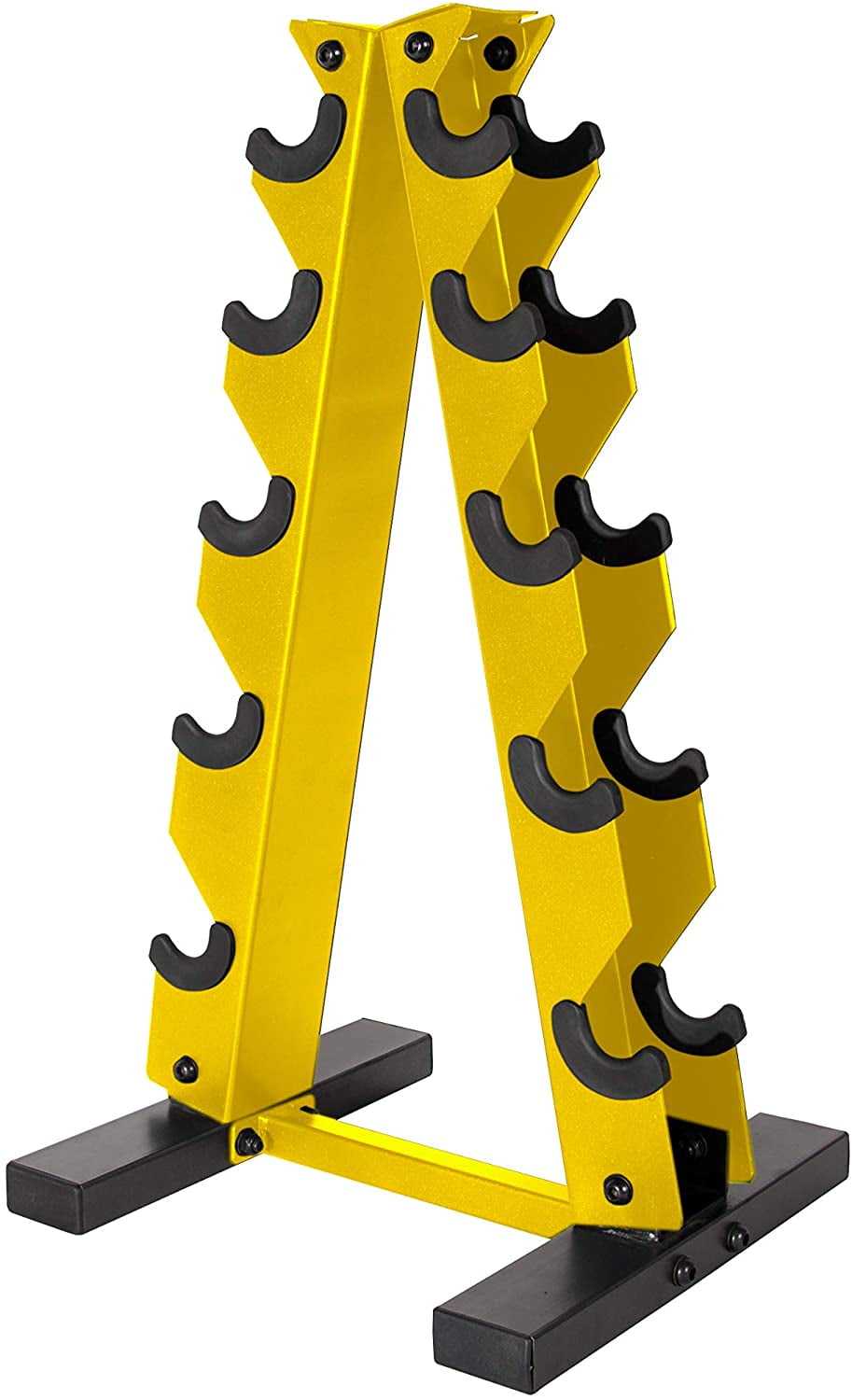 WF Athletic Supply Dumbbell Rack, 5-Tier A-Frame Dumbbell Rack for ...