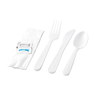 Faithful Supply Plastic Silverware Sets (125 Pre-Packaged) | Heavy Duty ...