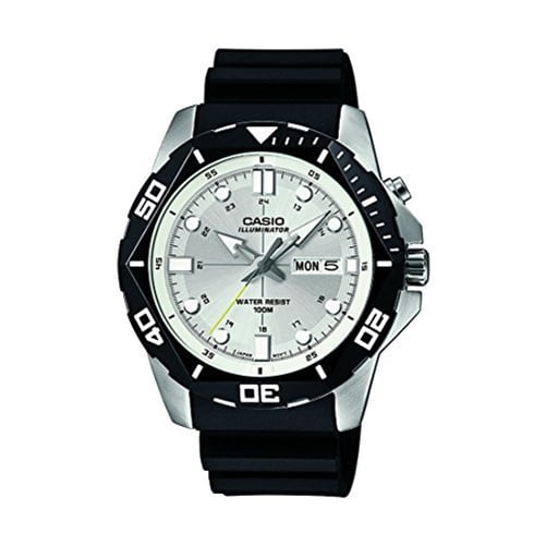 Casio - Men's Dive Style Watch, Black Resin Strap - Walmart.com ...