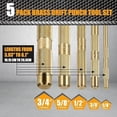 Drift Punch Tool Set Premium Brass Drift Punches 1/4inch 3/8inch ...