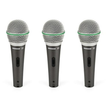 Samson Q4 Neodymium Dynamic Supercardioid Handheld Microphone - Walmart.com