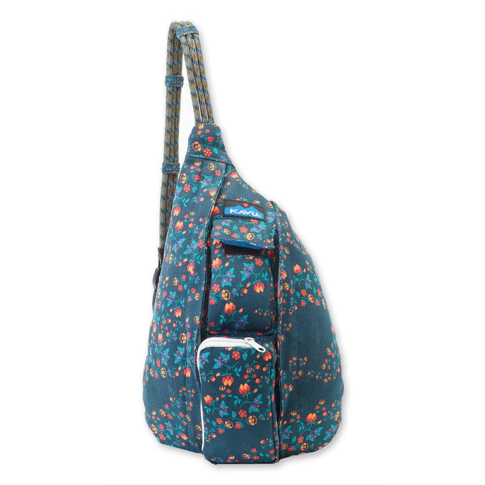 KAVU Mini Rope Bag Cotton Crossbody Sling - Wild Poppy - Walmart.com
