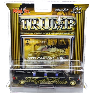 Trump Executive Diecast Collection Black Lincoln Navigator Limo 1/64 ...