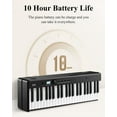 Eastar 88-Key Foldable Digital Piano, Semi-Weighted, Bluetooth ...