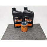 Generac Full Synthetic 5W-30 Oil Change Kit with 2 Quarts Oil, Filter ...