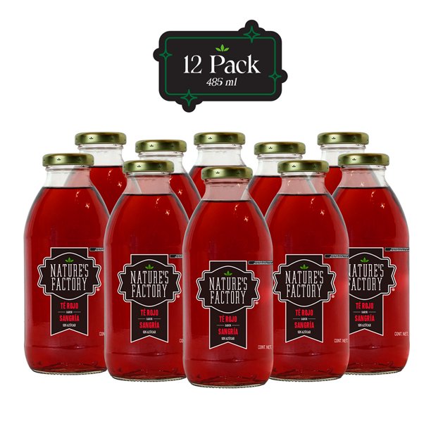 Natures Factory Té Rojo Sabor Sangría Sin Azúcar | 12 Piezas Natures ...