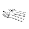 David Shaw Silverware Ascetic 20 Piece 18/10 Stainless Steel Flatware ...