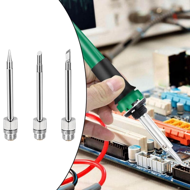 ziyahi 3 Pieces Soldering Iron Tips Soldering Head Welding Rework ...