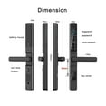 Waterproof Smart Door Lock Fingerprint APP Password RFID Card Keyless ...