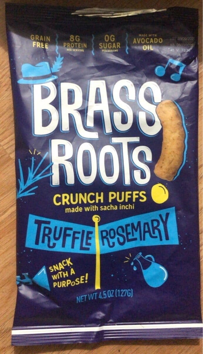 Brass Roots Crunch Puffs - Truffle Rosemary, 4.5 oz | Pack of 6 ...