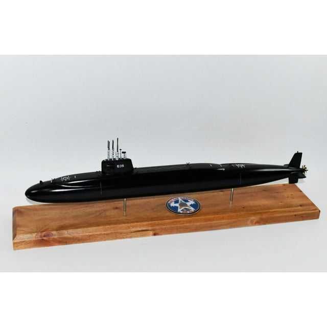 USS Sam Rayburn SSBN-635 Submarine Model,Navy,Scale Model,Mahogany,20 ...