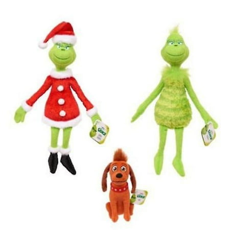Grinch Christmas Plush Doll How The Grinch Stole Stuffed Animals Green ...