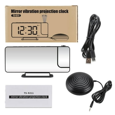 LED Electric Alarm Digital Clock with Wireless Phone Charger ...