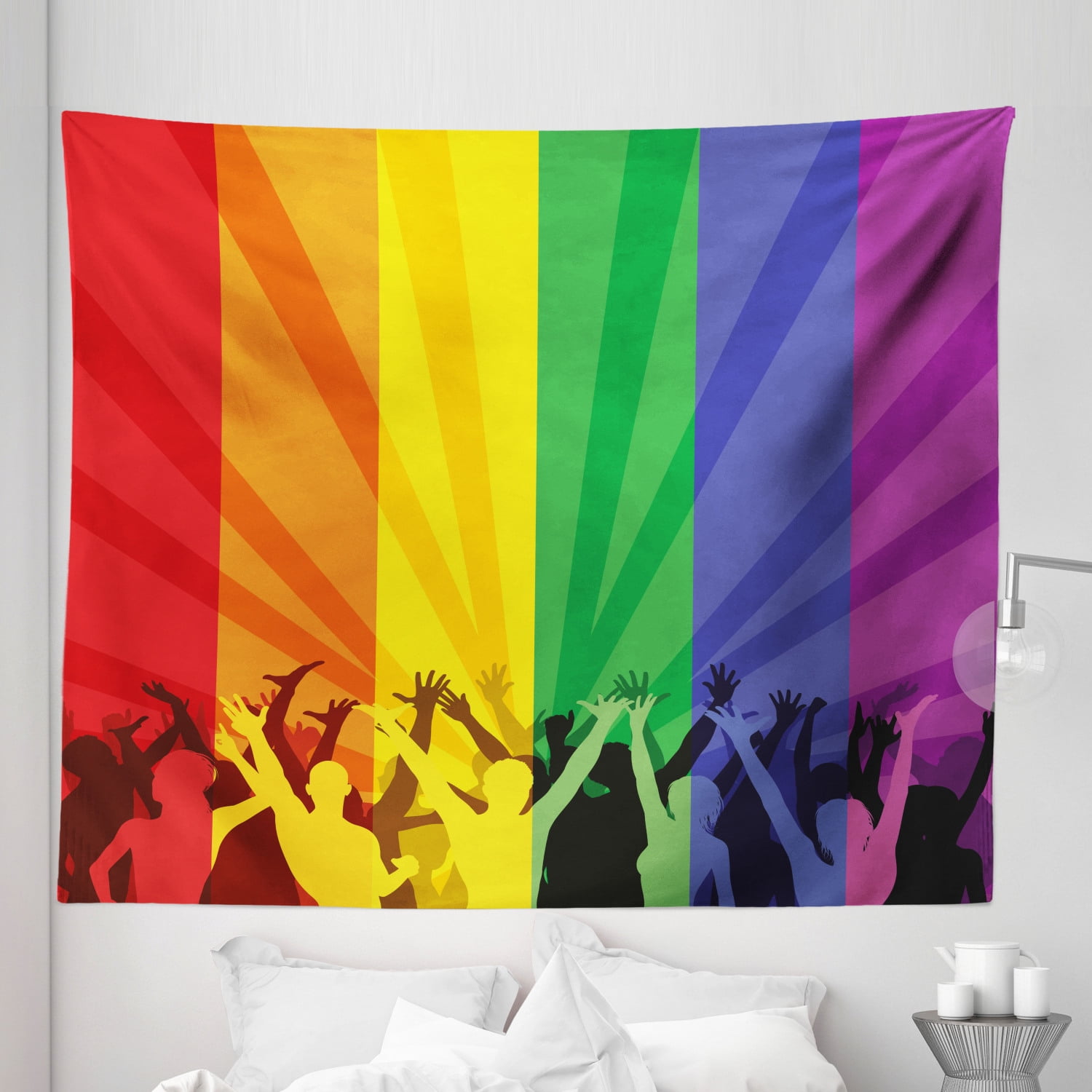 Pride Tapestry, People Celebrating International Day for LGBT Community ...
