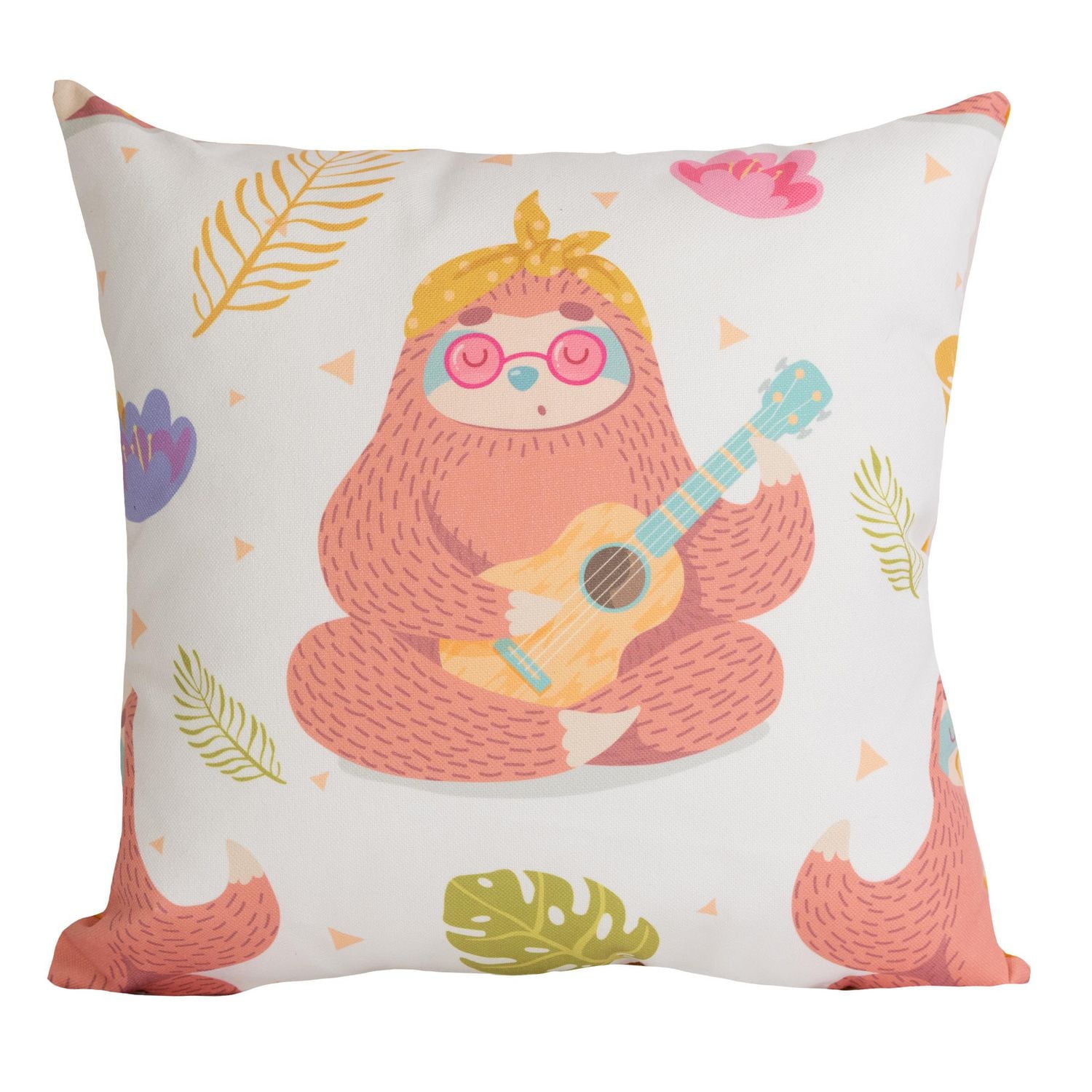 Click here for Gouchee Home Sloth Cushion 16 X 16 16 In X 16 In prices