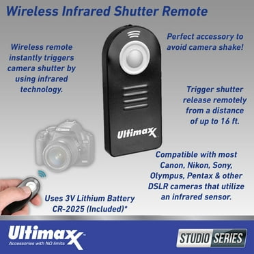 Opteka RFT-40 Remote Shutter Release & Wireless Flash/Light Trigger for ...