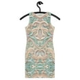 Clarissa, Abstract Poly-Span Dress, Ladies Abstract Dress, Abstract ...