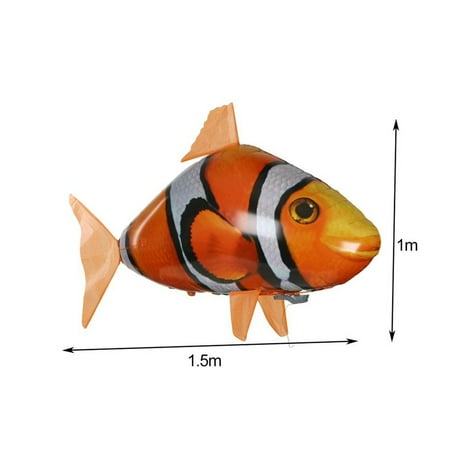 Funny Cute Design Flying Remote Control Inflatable Fish Balloon Wedding ...